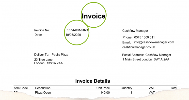 How to Make a Self Employed Invoice Template - Cashflow Manager UK